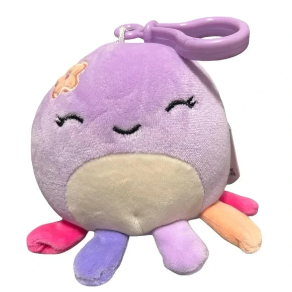 Squishmallows | Toys | Squishmallow 35 Inch Clip On Beula The Purple ...